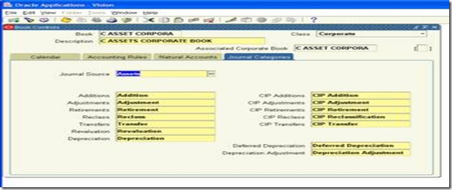 Oracle Applications: End to end configuration of Oracle Fixed Assets module